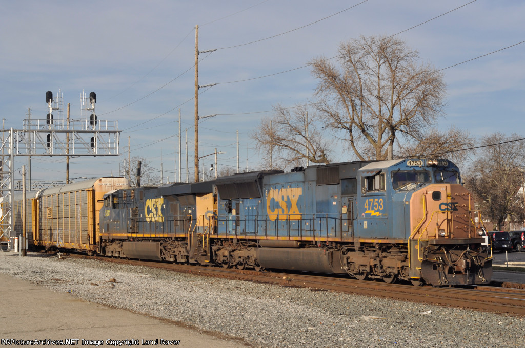 CSXT 4753 On CSX Q 261 Southbound